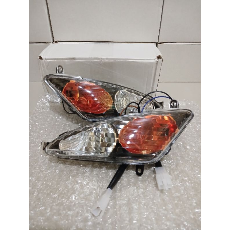 Mio mx custom smoke mica turn signal lights, original stanley | Shopee ...