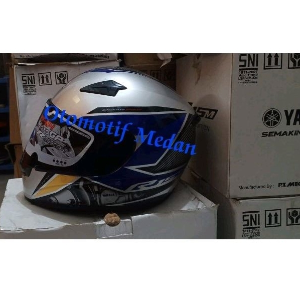 Full FACE HELMET YAMAHA R15M MOTO GT LIMITED EDITION ORIGINAL | Shopee ...