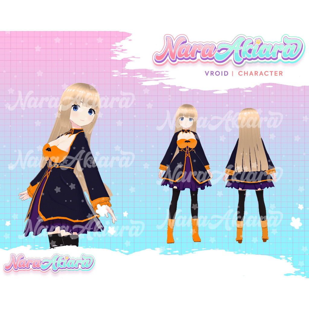 More Fun Streaming With 3D Vroid Characters Ready To Use Model ...