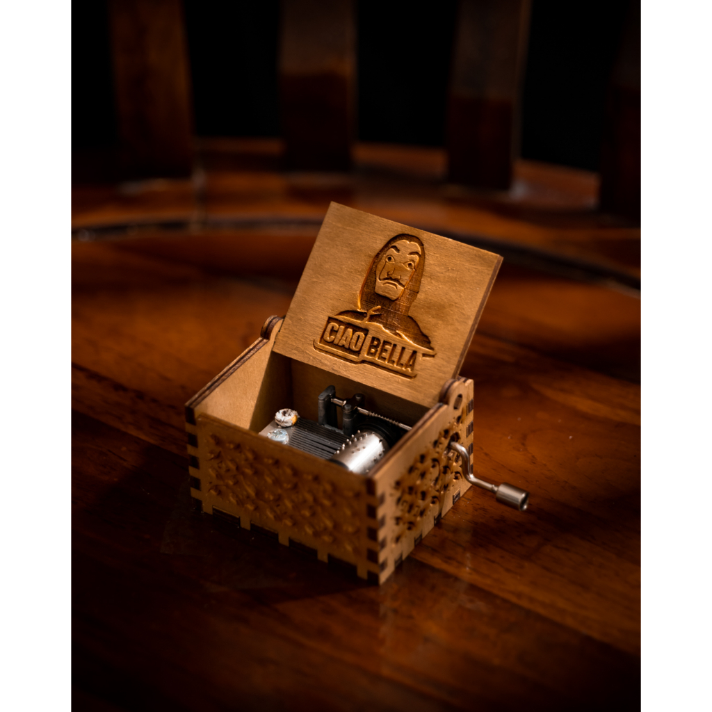 Money Heist Music Box Mechanical - Collector's Gift with Popular Series ...