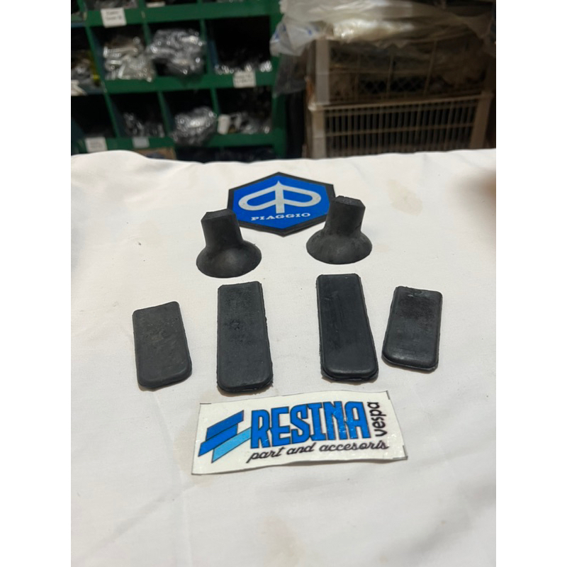 Rubber frontrack Front Rack vespa super sprint px excel primavera set ...