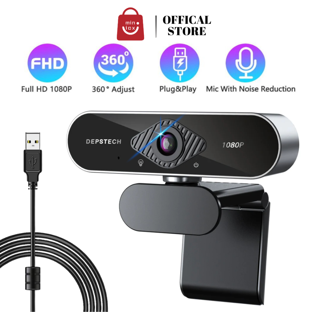 Webcam Laptop 1080P USB Camera PC 4K Full HD Camera Webcast Live ...