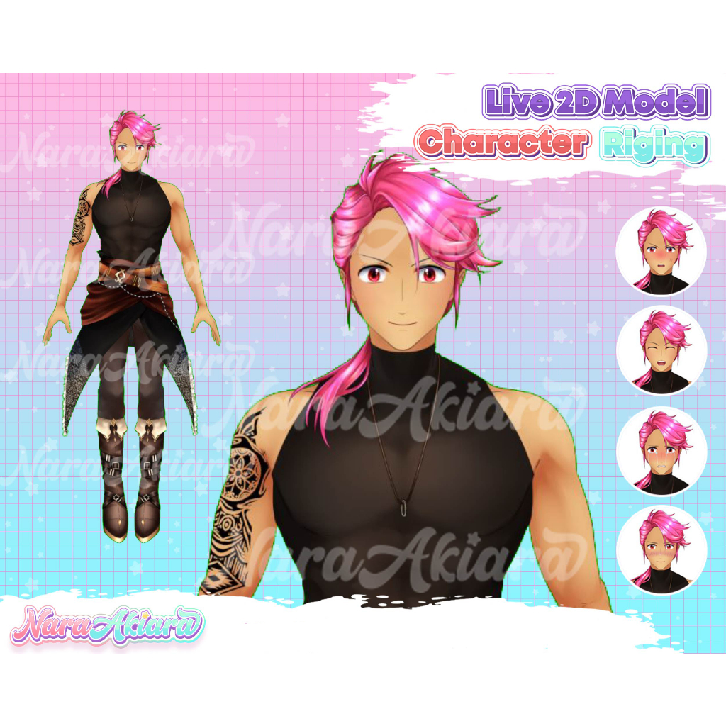 Experience a New Experience With Vtuber Anime Characters in Live2d ...