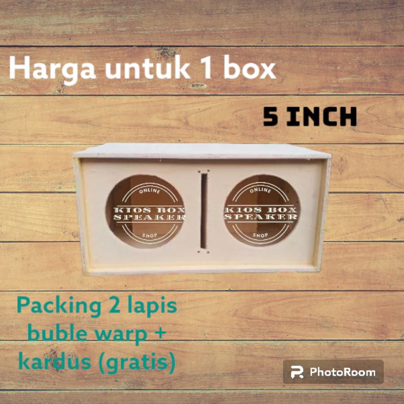 5 INCH DOUBLE SPEAKER BOX TRIPLEX THICK 9 mm | Shopee Malaysia