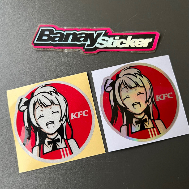 KFC Kuali Fried Chicken Love Live Princutt Stickers | Shopee Malaysia