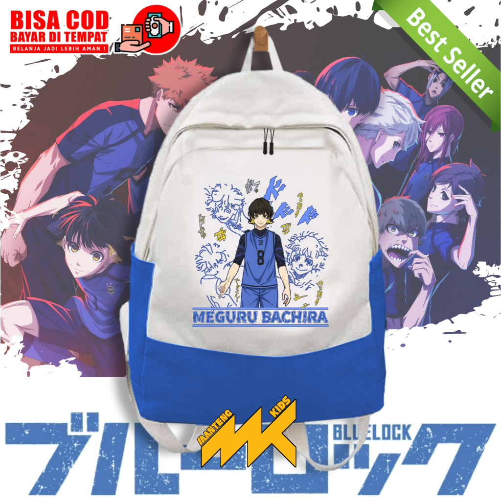 Bluelock Meguru Bachira Children's Bag Bluelock Children's Backpack Can ...