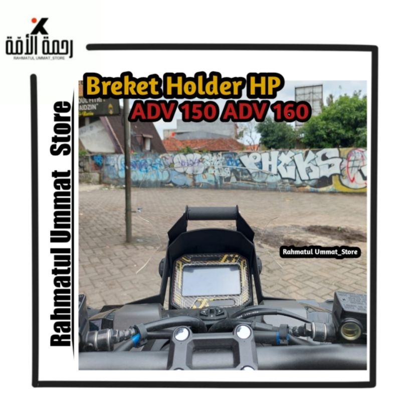 HP GPS Bracket Holder Bracket Honda Adv 150 160 Bracket Holder PNP Adv ...