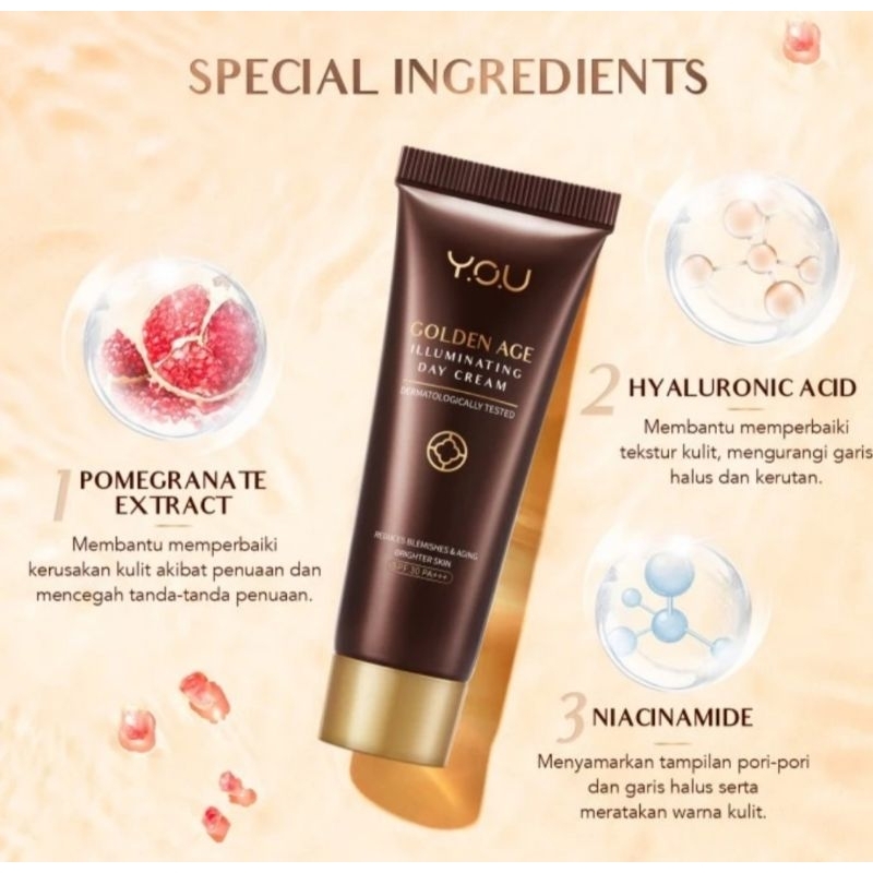 You golden age illuminating day cream 18g | Shopee Malaysia