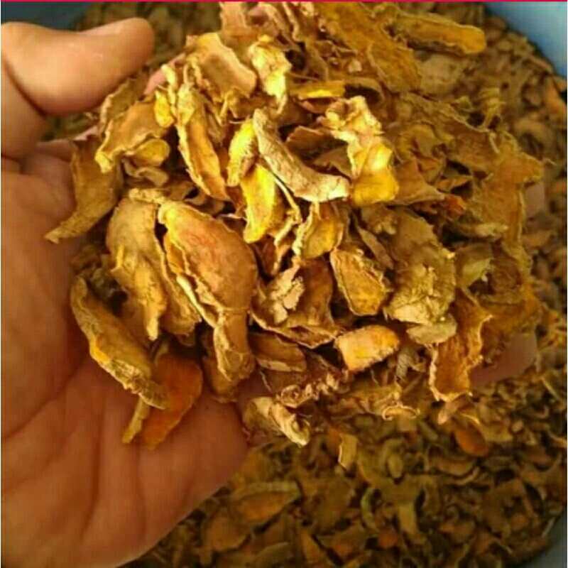 Dry Chopped Yellow Turmeric 500gr | Shopee Malaysia