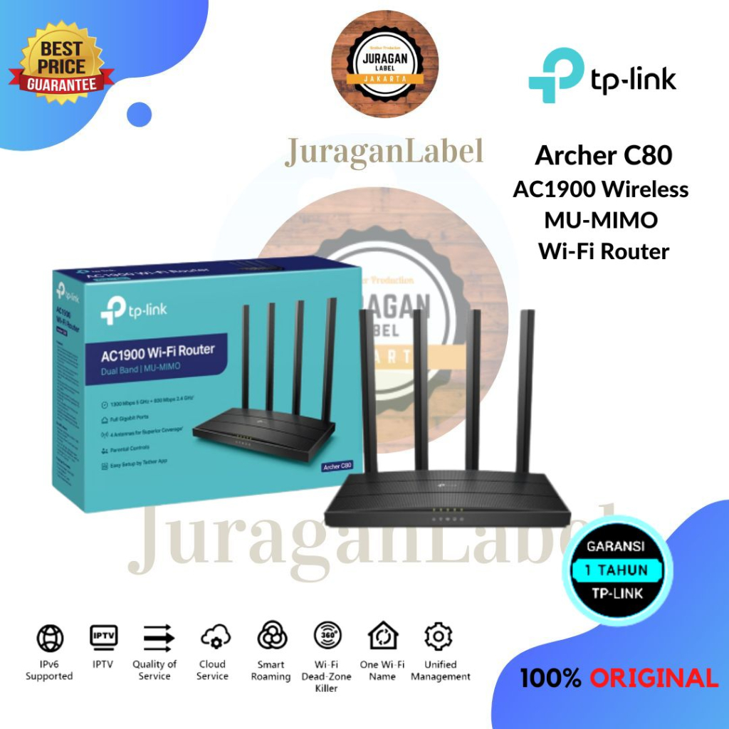 Tp-link Archer C80 AC1900 Wireless MU-MIMO Wi-Fi Router | Shopee Malaysia