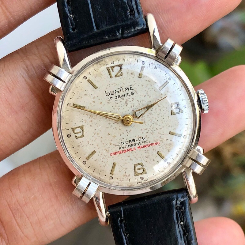 Suntime 17J Swiss vintage Watch | Shopee Malaysia