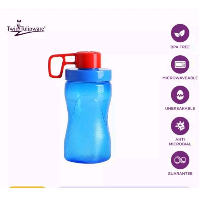Drinking Bottle/mini splash Bottle 400ml Tulipware | Shopee Malaysia