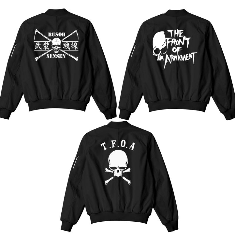 Tfoa Bomber Jacket The Front Of Armament Crows Zero | Shopee Malaysia