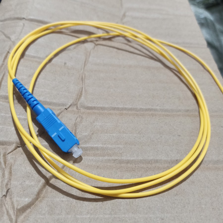 Optical FIBER PIGTAIL CABLE SINGLE MODE SC/UPC 1.5METER 2.0MM | Shopee ...