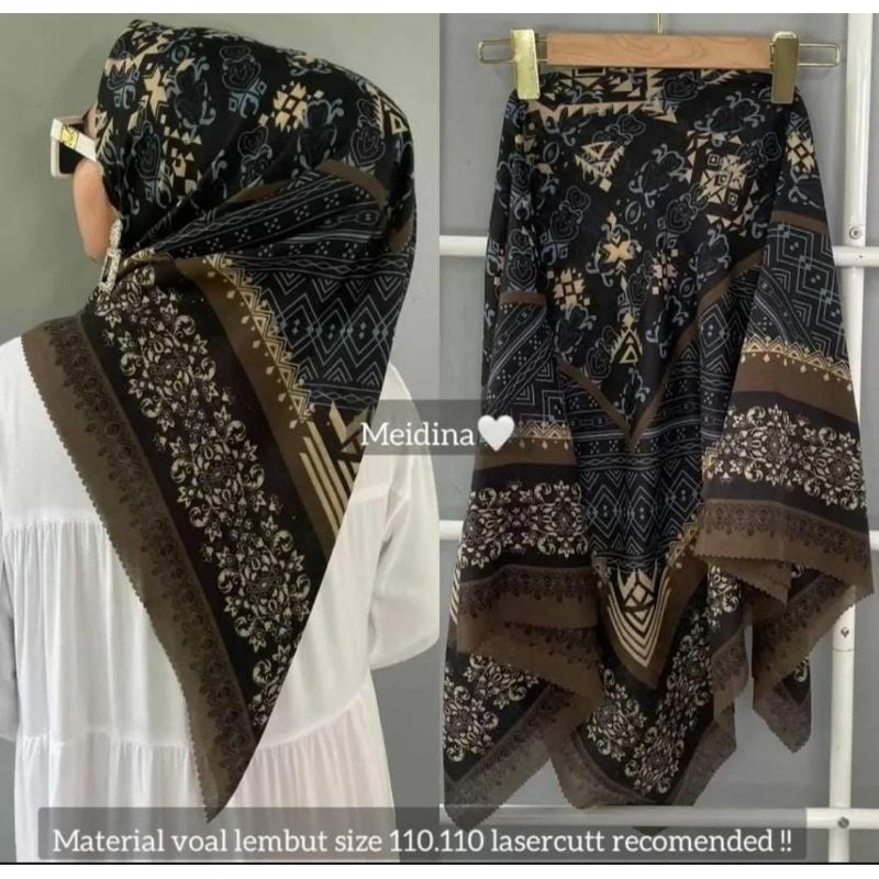 Rectangular Hijab Motif | Shopee Malaysia