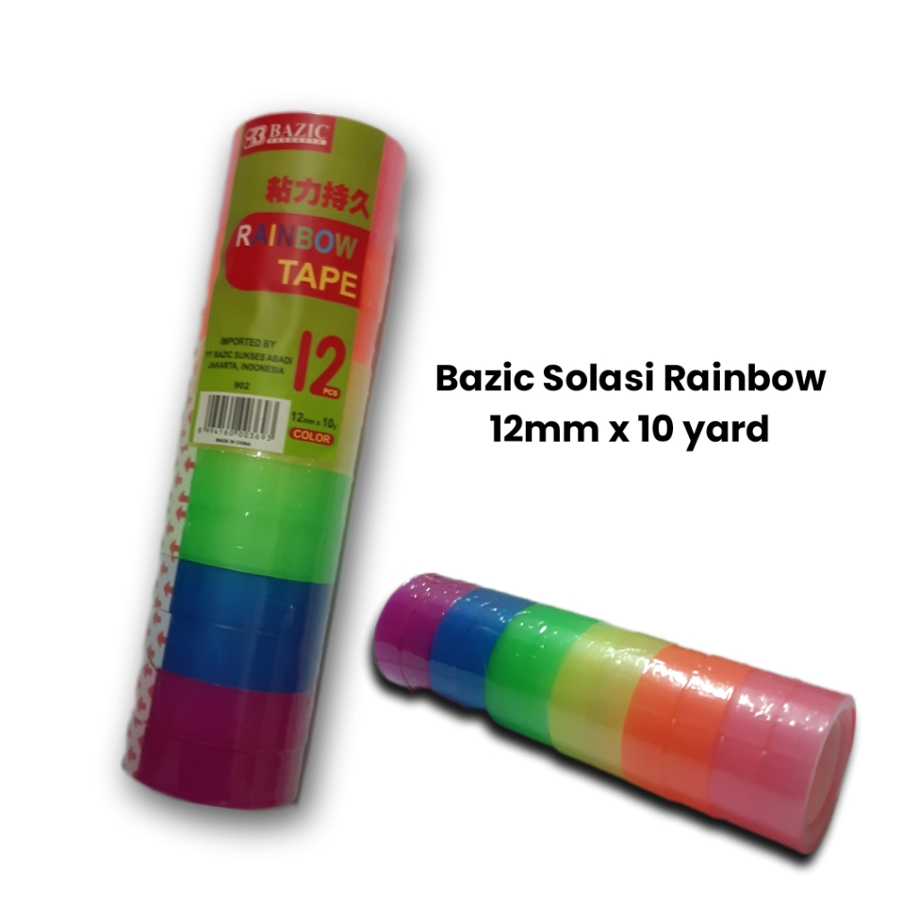 Transparent Color Clear Tape 12mm Color Transparent Tape | Shopee Malaysia