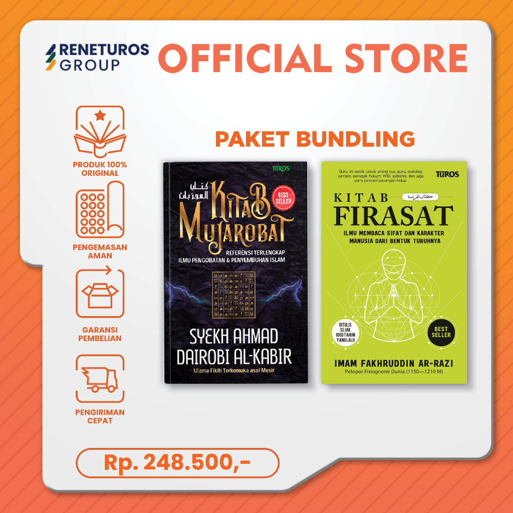 Rene Turos BUNDLING BOOK KITAB Mujarobat 2019 & BOOK OF FIRASAT 2019 BD ...