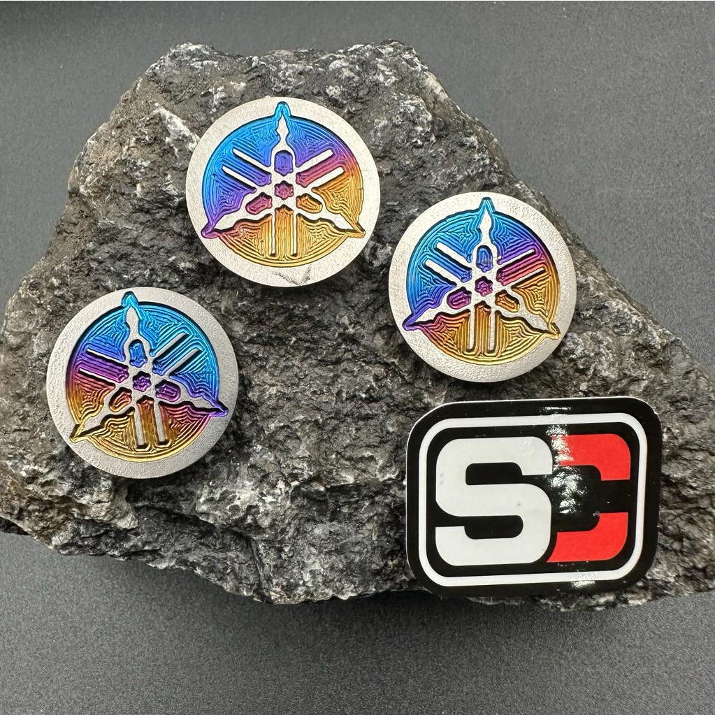 Original Yamaha Small Titanium Grade 5 Logo Emblem Made in Vietnam ...