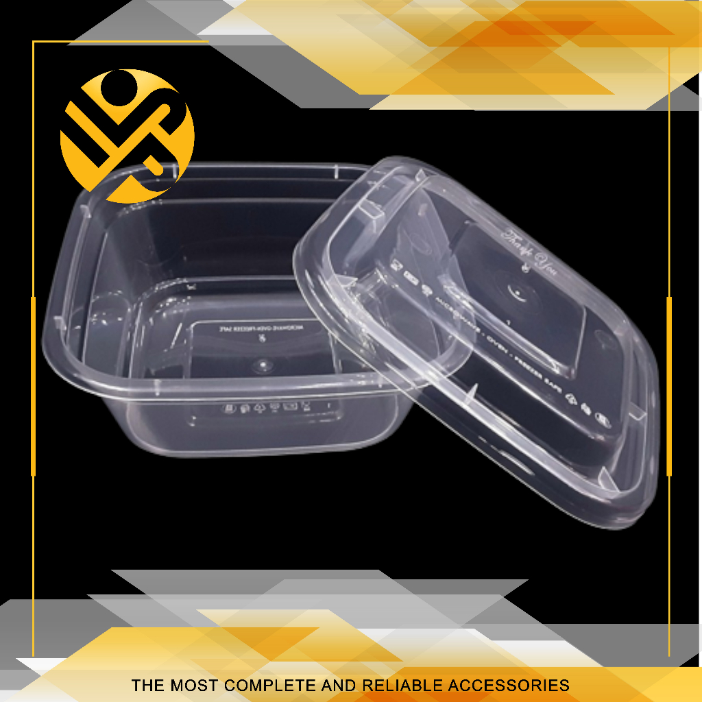 Thinwall Plastic Food Box / Square Food Container 150 ML | Shopee Malaysia