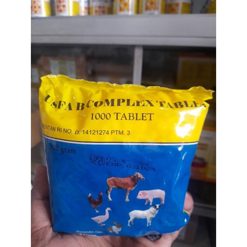 Vitamin B Complex For Animals (Tablets) 1000 Grains | Shopee Malaysia