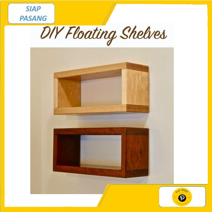 HIASAN DINDING Box Shelf/Wall Decoration/Bathroom Shelf/Bookshelf ...