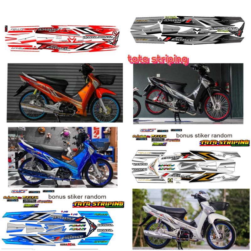 Striping wave 125 i wave 125 thailand stickers | Shopee Malaysia