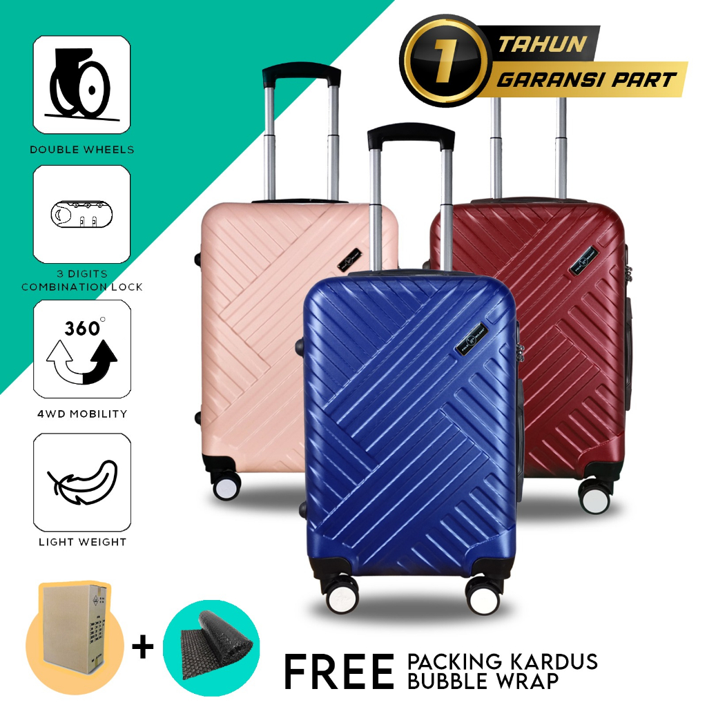 Polo Milano 20 Inch Cabin Size Hardcase Suitcase 728171 Part GUARANTEE | Shopee Malaysia