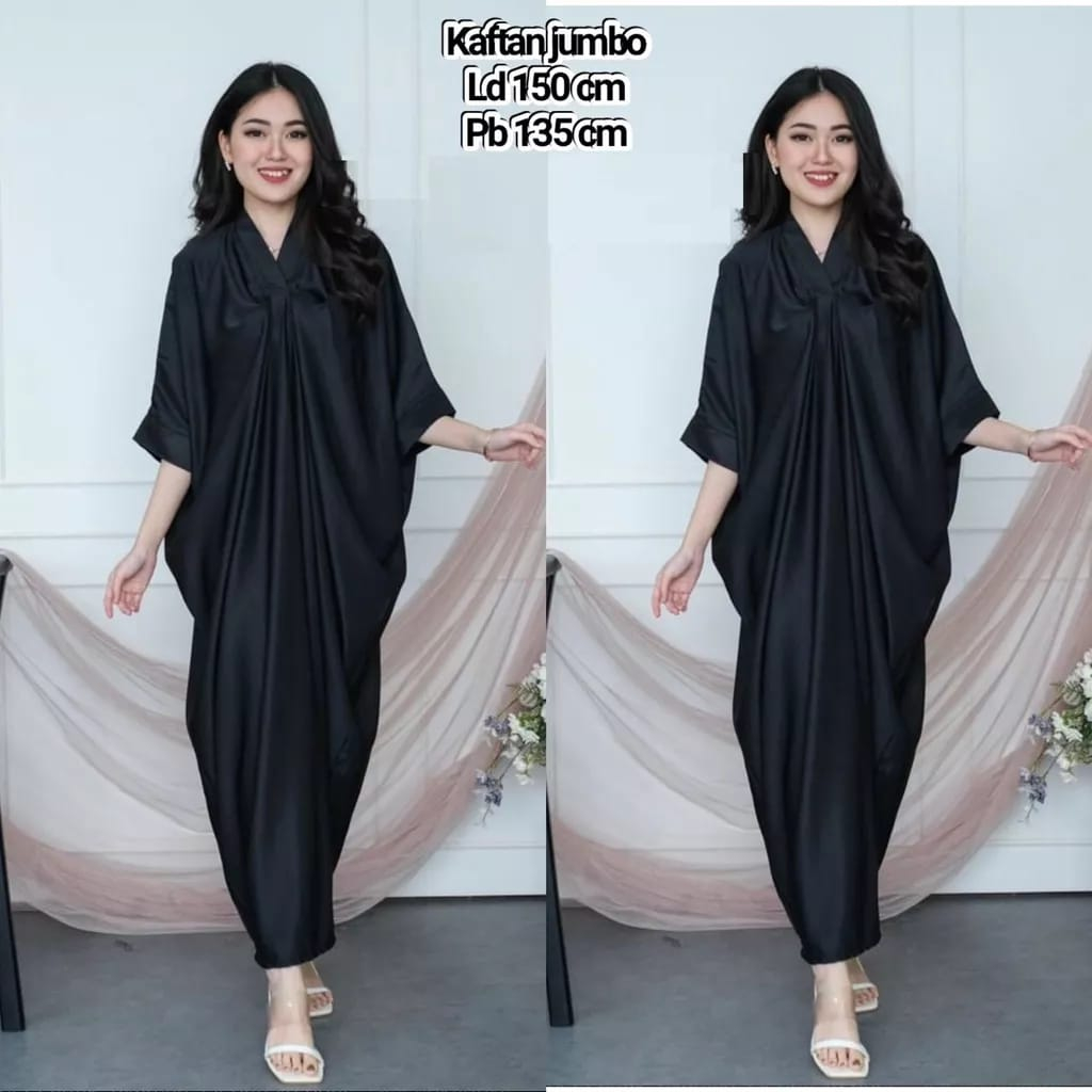 Jumbo MAXMARA KAFTAN / PREMPUAN FASHION / KONDANGAN KAFTAN / LEBARAN BAJU / PLAIN SATIN VELVET ...