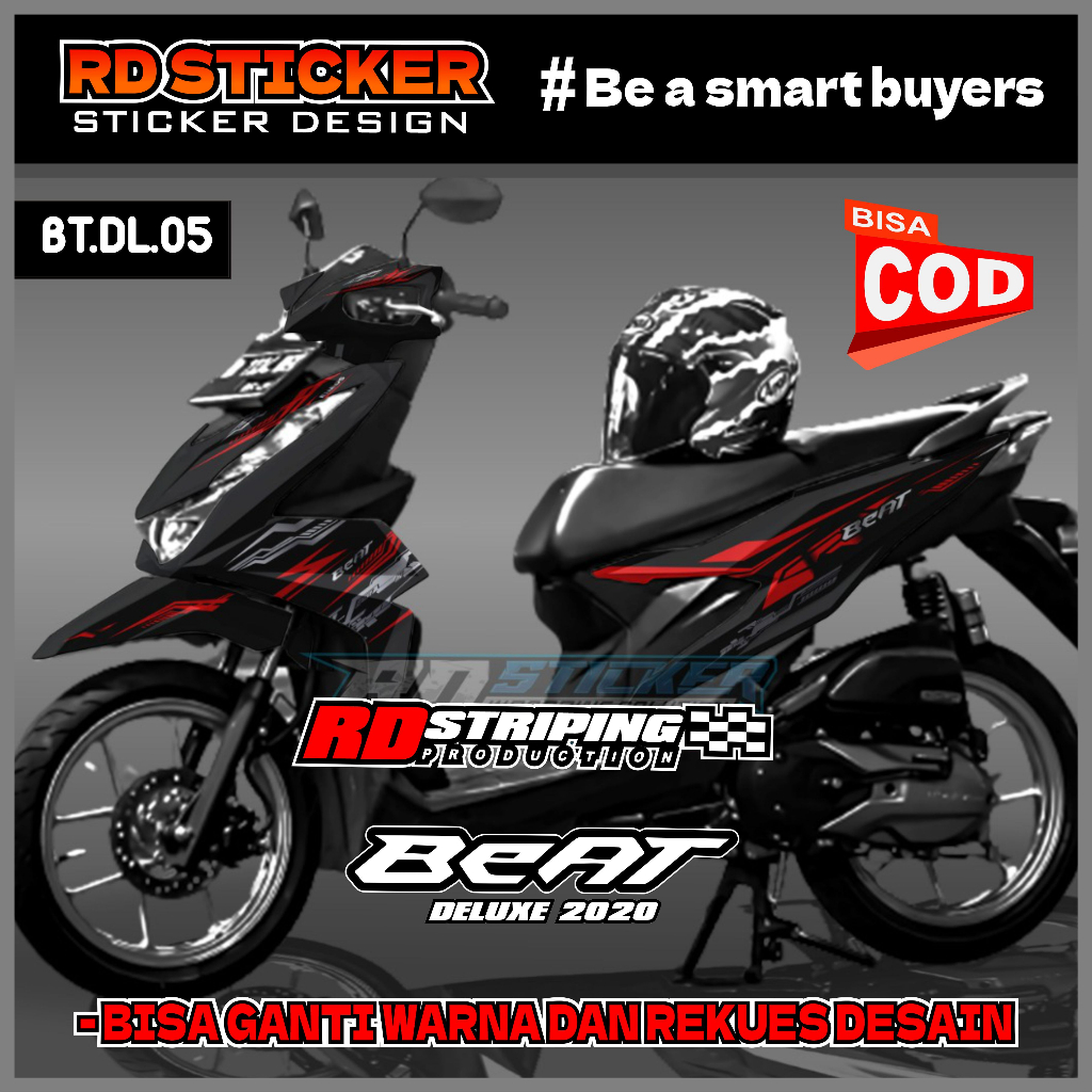 Decal STICKER BEAT DELUXE DESIGN TECHNOLOGY VIRAL- NEWEST BEAT DELUXE ...