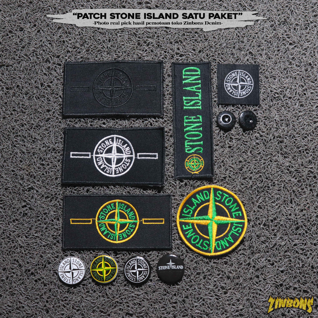 Brand Embroidery PATCH One PREMIUM Embroidery EMBLEM Package | Shopee ...