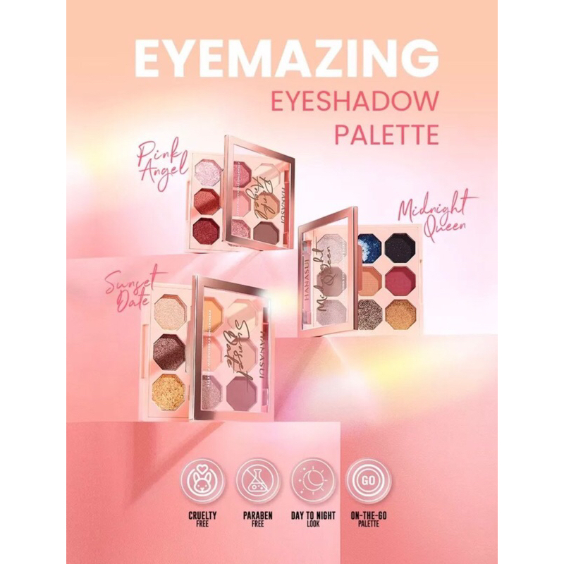 Hanasui Eyemazing eyeshadow Palette eyeshadow eyeshadow shimmer Glamor ...