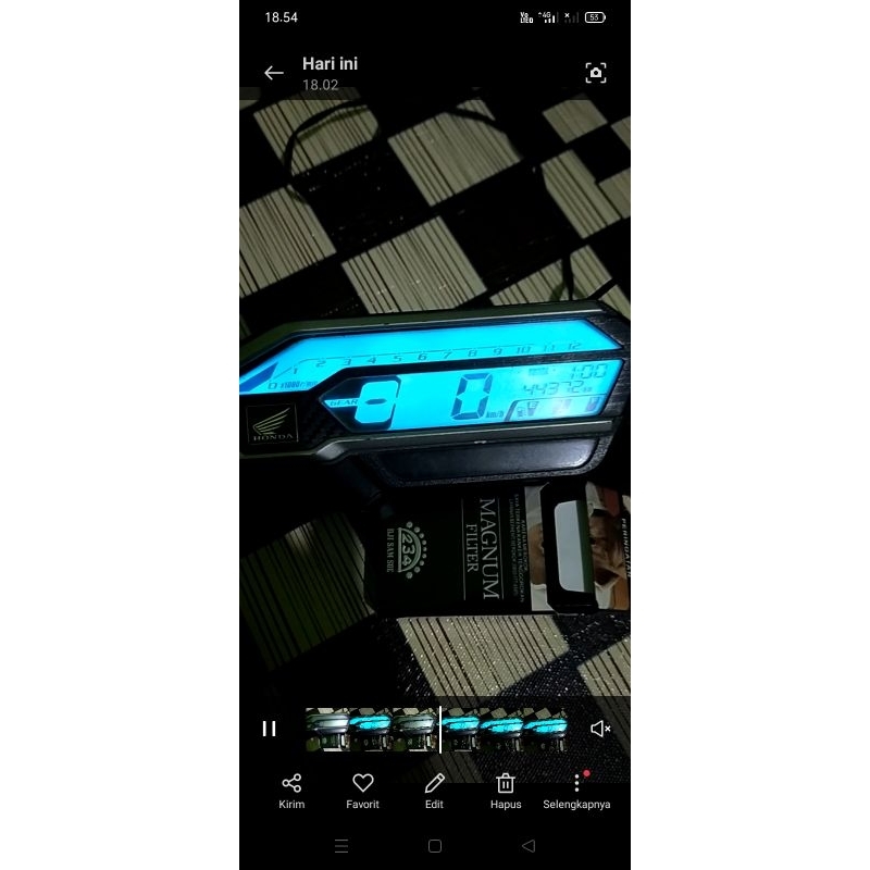 Speedometer speedometer speedometer kilometer odometer Honda CBR 150 R ...