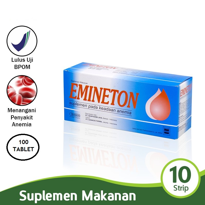 Emineton 100 Tablets To Prevent Anemia In Pregnant And Breastfeeding ...