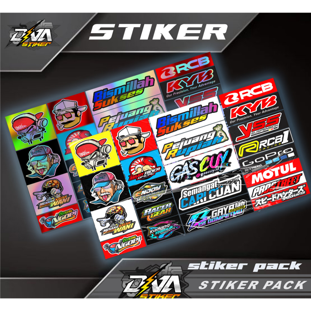 Sticker Pack of Cool Viral Images and Words, Quality STABLE Sticker ...