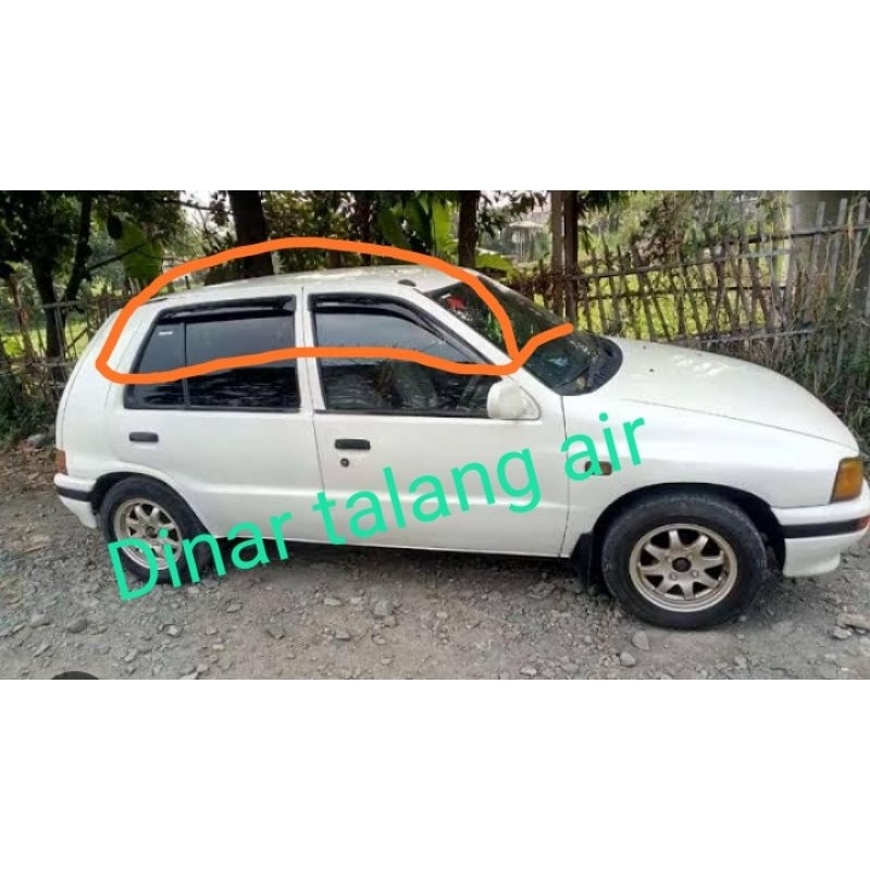 Daihatsu CHARADE CX/G100 car water gutter, slim full 4 door model ...