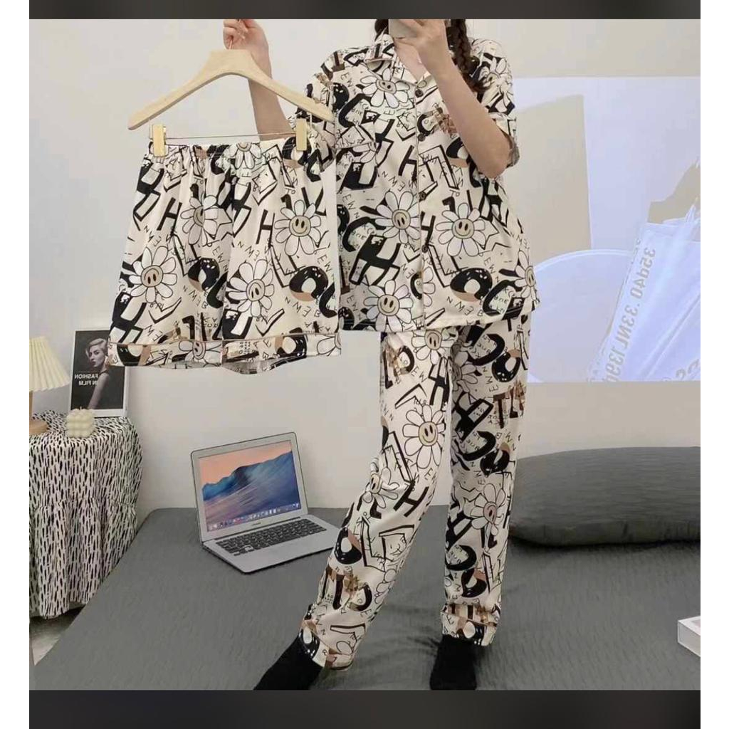 Cp 3 In 1 Pajama | Shopee Malaysia