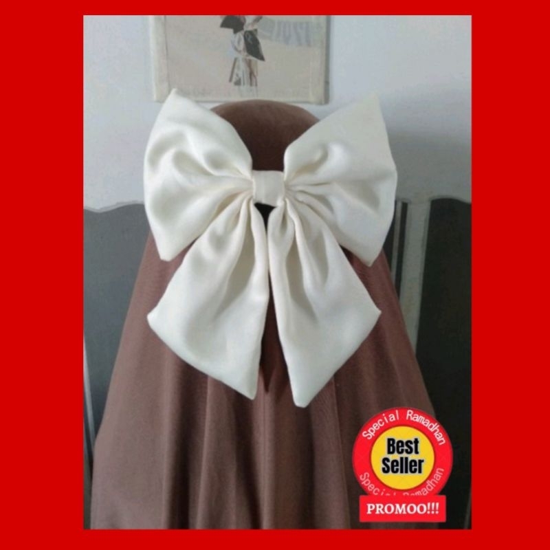 1 LAYER RIBBON PIN / HIJAB RIBBON BROOCH / KOREAN RIBBON | Shopee Malaysia