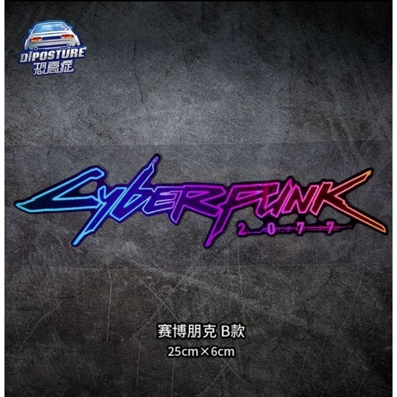 Cyberpunk 2077 Sticker Decoration / Sticker | Shopee Malaysia