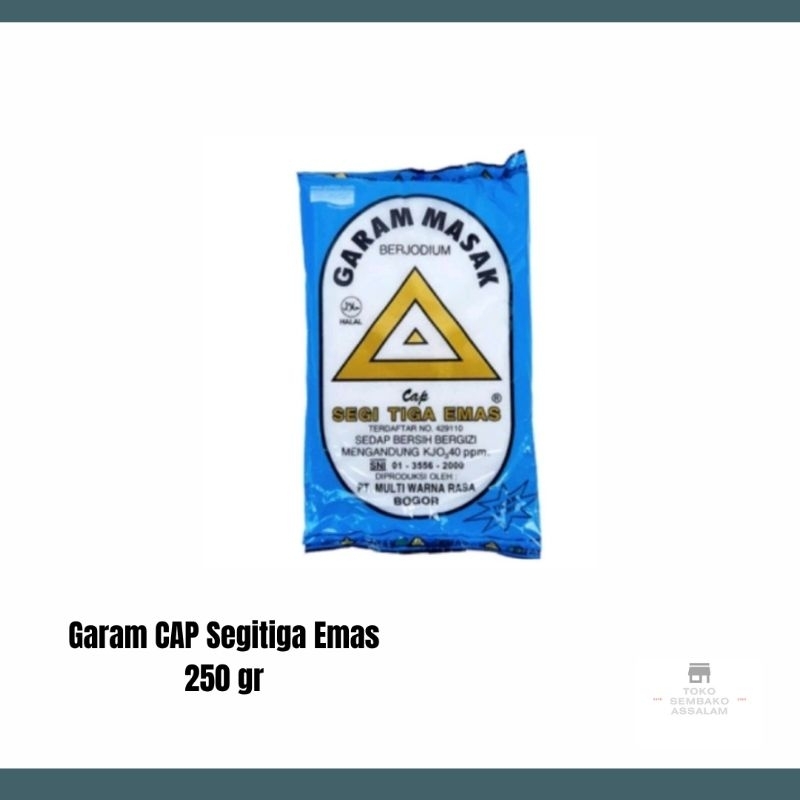 Triangle Salt 250gr/gold Triangle Cap Salt 250gr/cooking Salt 250gr ...