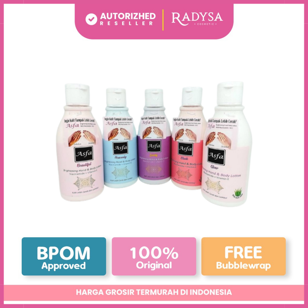 Radysa - ASFA Brightening Body Lotion with Niacinamide and Vitamin E ...