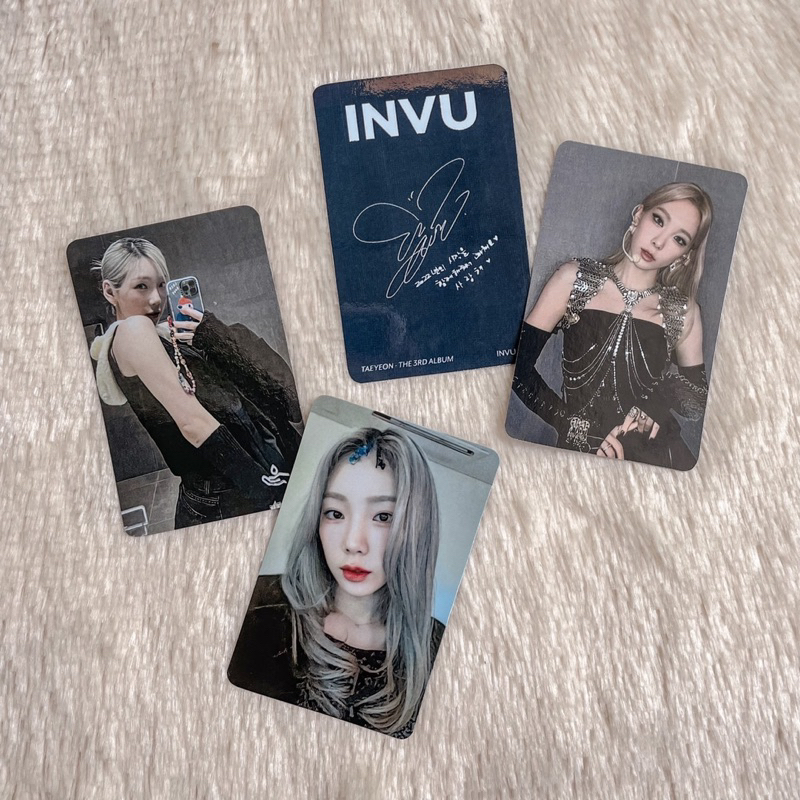 Taeyeon INVU PHOTOCARD KPOP ALBUM SET LOOK A LIKE | Shopee Malaysia