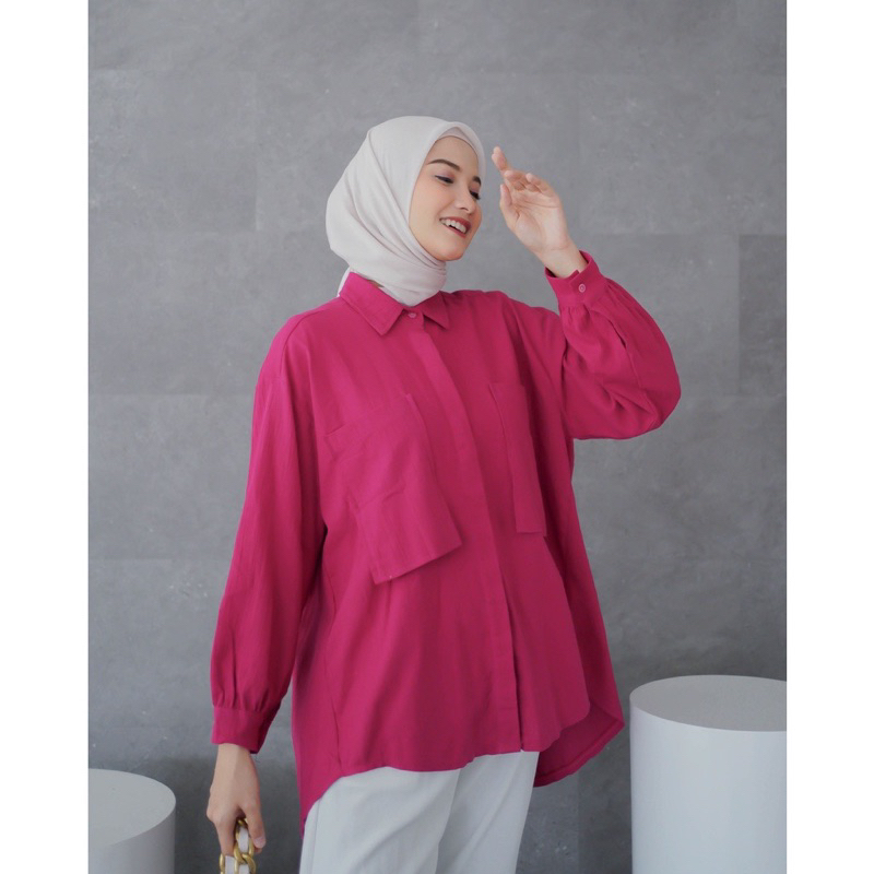 Kalina SHIRT CRINGKLE | Shopee Malaysia