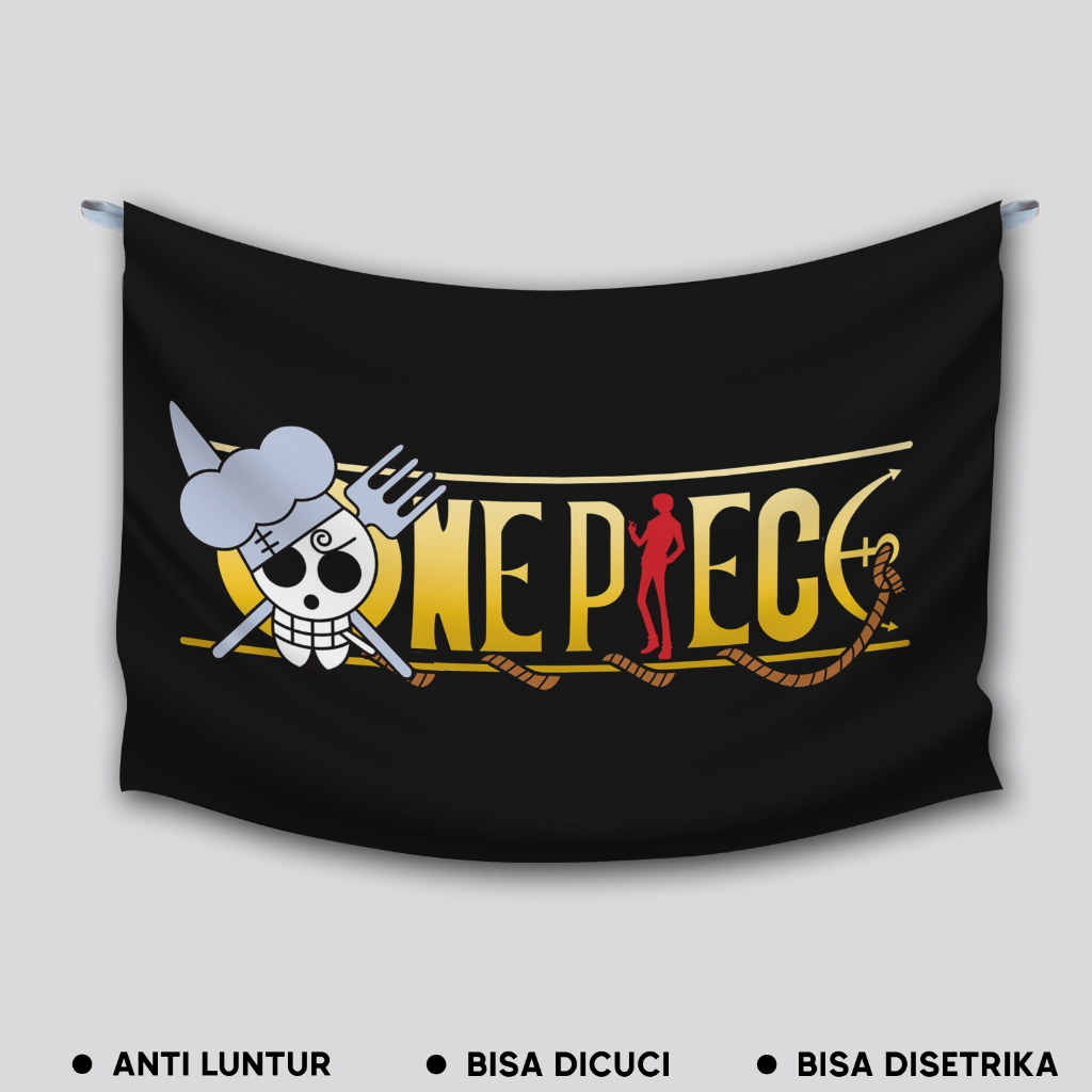 One PIECE Anime Pirate Straw Hat Luffy ZORO Flag POSTER | Shopee Malaysia