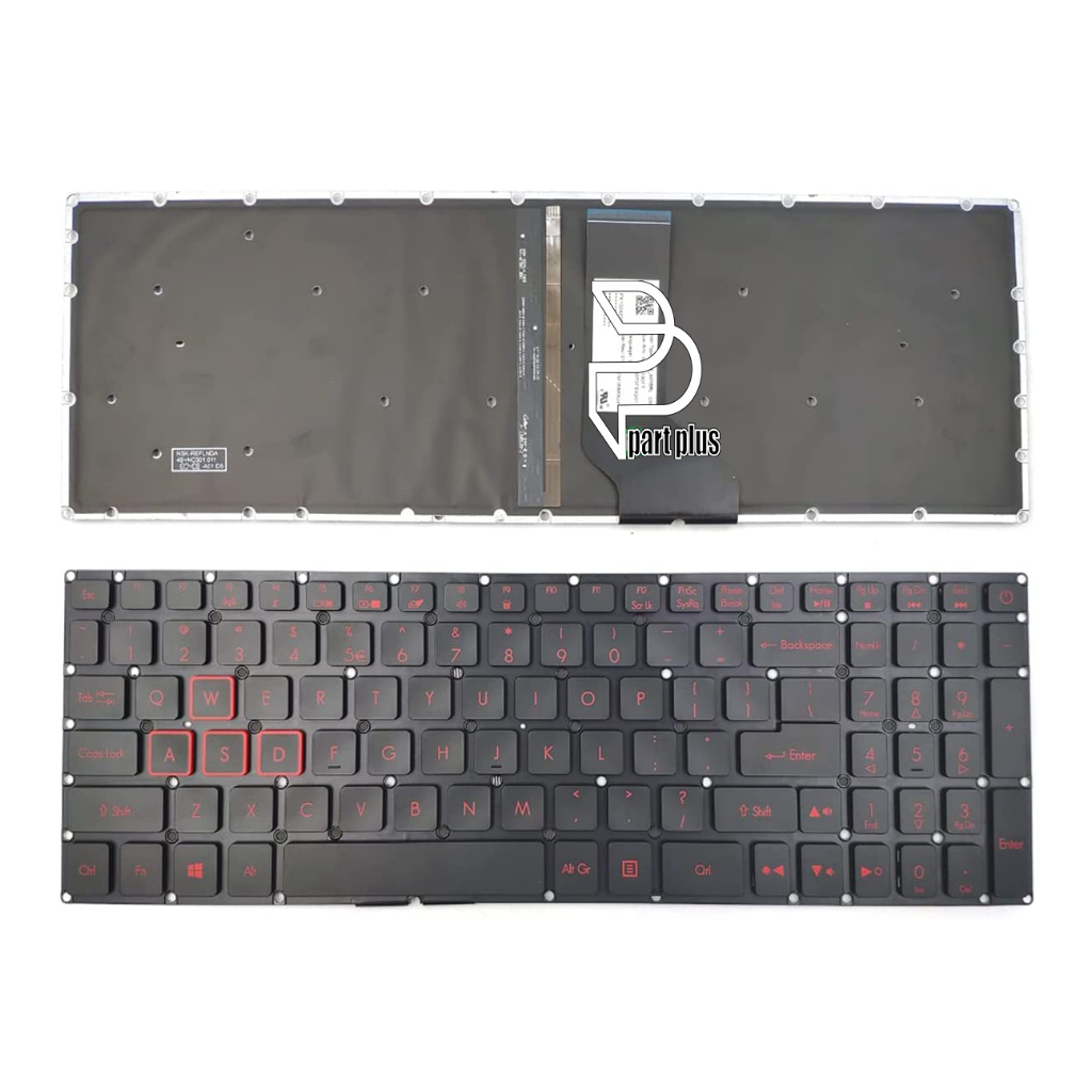 Acer Nitro 5 N515-51 N17c1 AN515-52 AN515-53 Series Laptop Keyboard ...