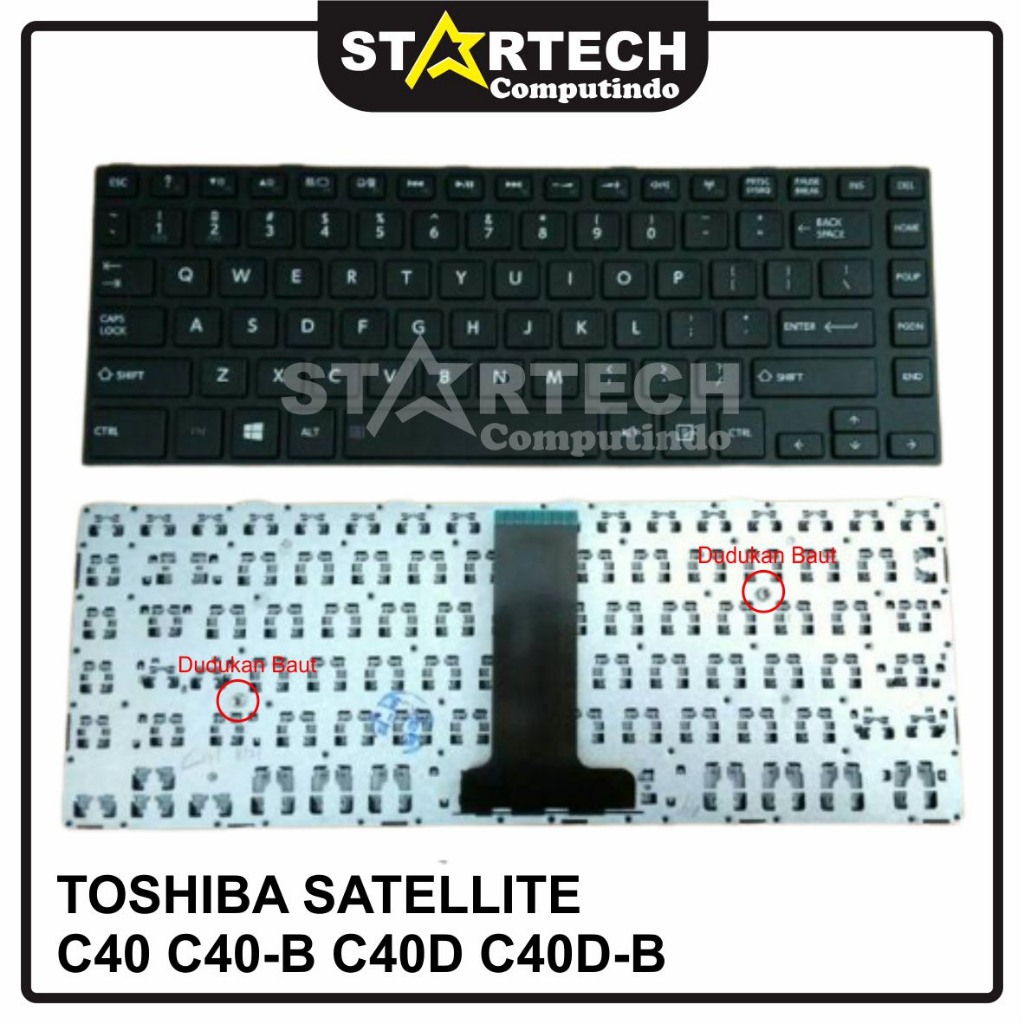Toshiba Satellite C40 C40-B C40D C40D-B Keyboard | Shopee Malaysia