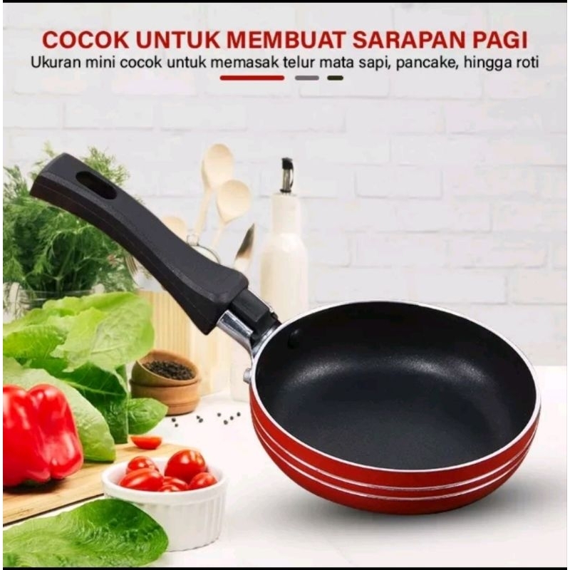 16cm Mini Small Non-Stick Teflon Pan - Dapur Karya Mdn | Shopee Malaysia