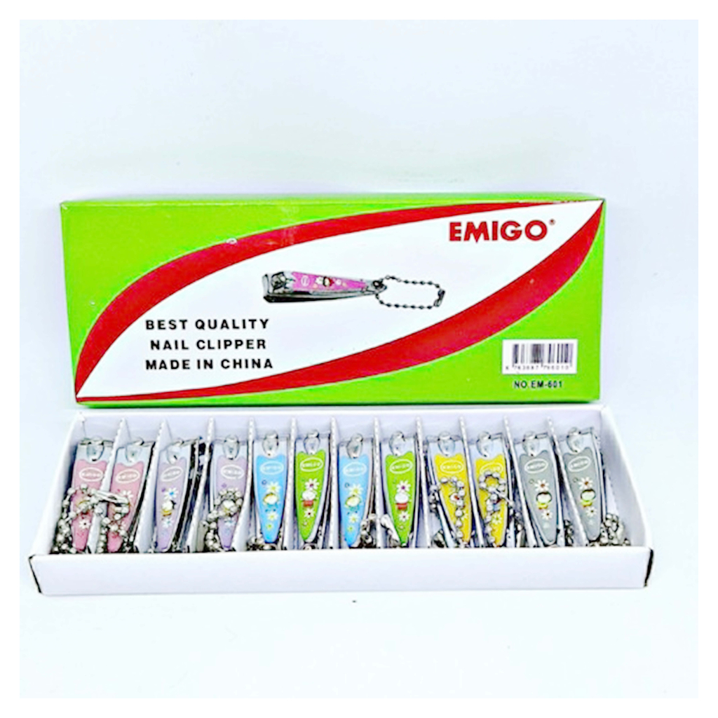 Beautiful Motif Nail Clipper/Small Nail Clipper - Emigo 601 (12pcs ...