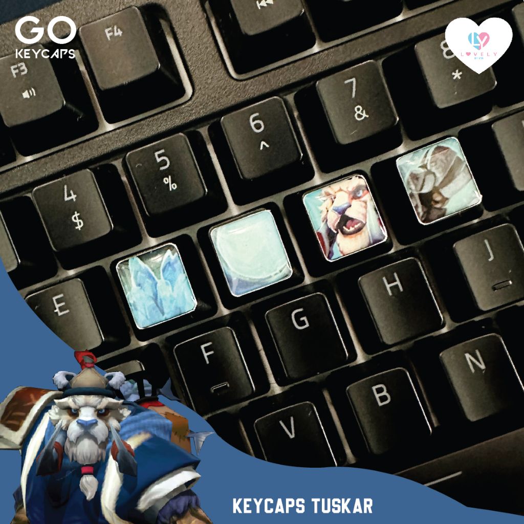 Keycaps PBT Dota 2 Customary | Go KEYCAPS | Shopee Malaysia