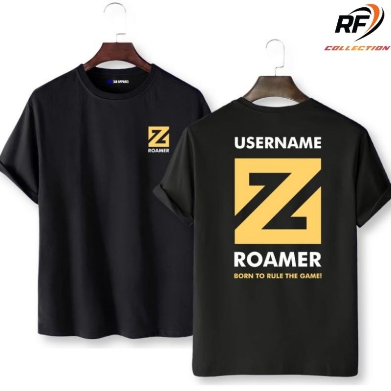 Kaos T-shirt Game Mobile Legend All Role Baju ML Custom Nama MLBB ...