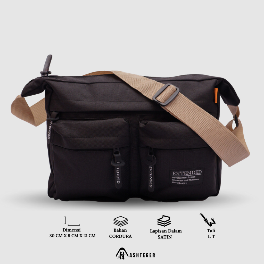 Men's Sling Bag Men's Sling Bag Premium Casual Trendy Distro Sling Bag ...